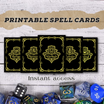 1,200 D&D Spell Cards Mega Bundle – The Noname Nerd
