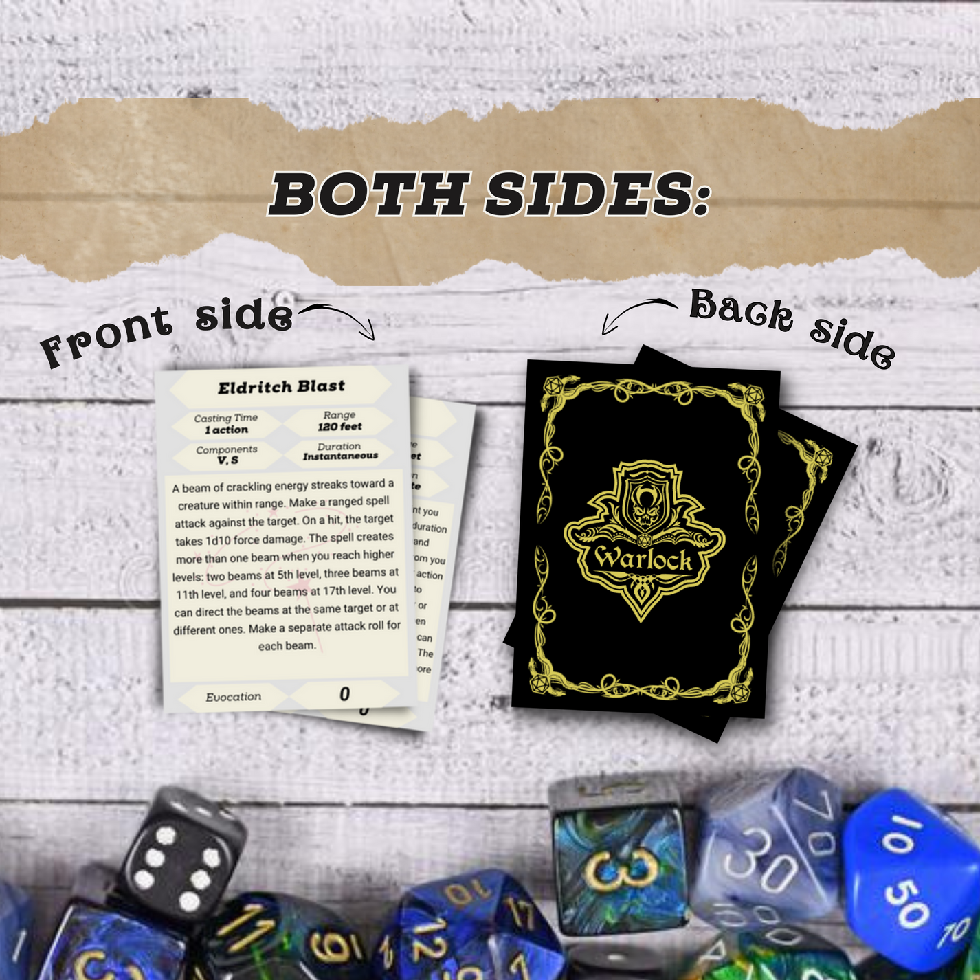 1,200 D&D Spell Cards Mega Bundle – The Noname Nerd