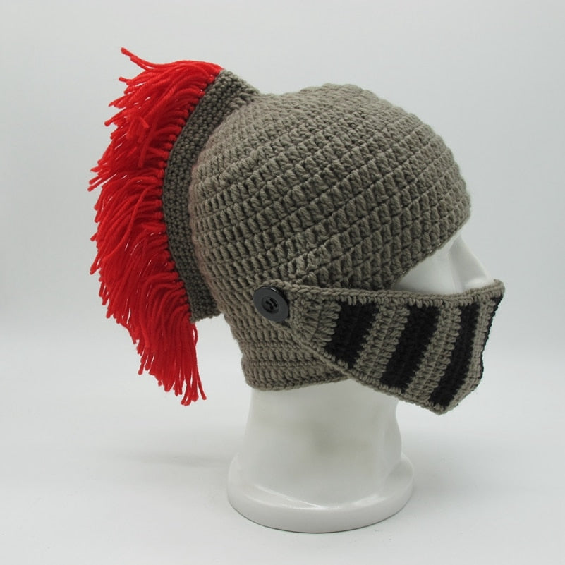 Knitted Roman Gladiator Helmet
